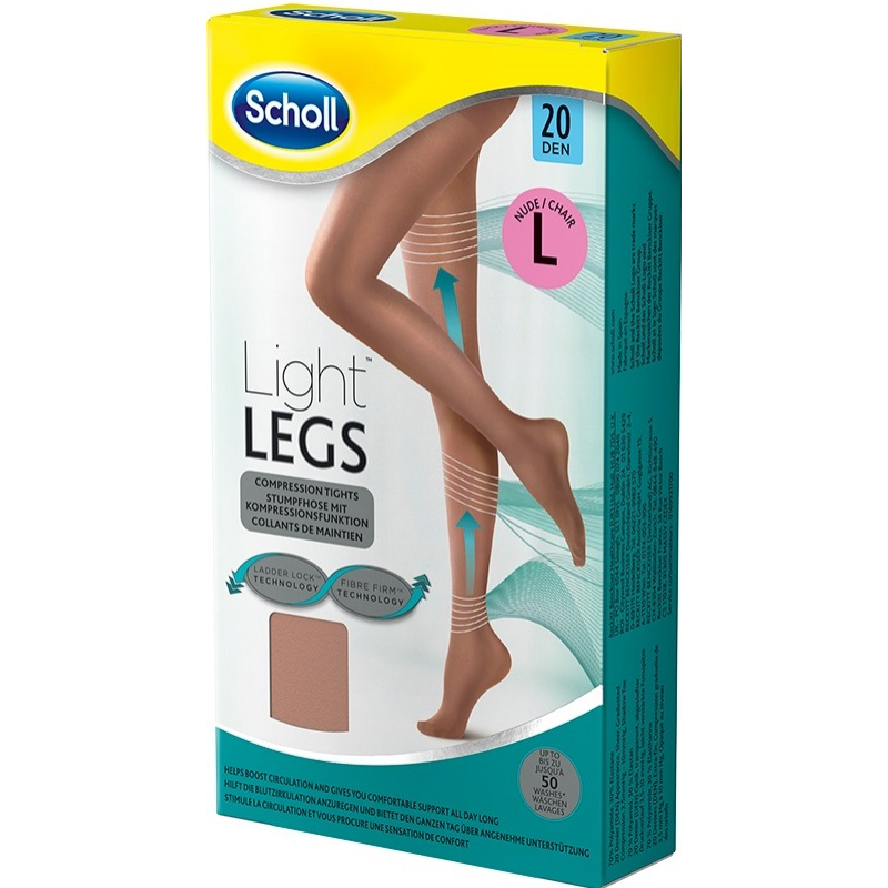 Scholl Light LEGS Kompresní punčochové kalhoty 20 DEN - tělové velikost "L"