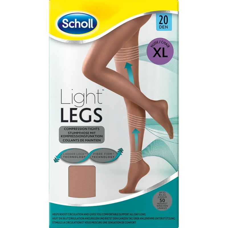 Scholl Light LEGS Kompresní punčochové kalhoty 20 DEN - tělové velikost ...